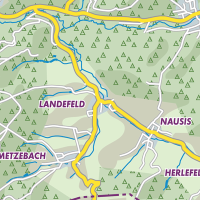 Landefeld - Stadtpläne und Landkarten