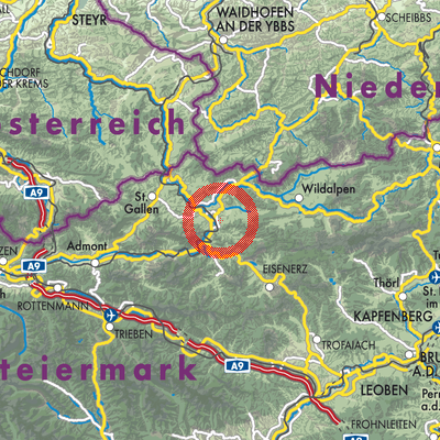 Landl - Stadtpläne und Landkarten