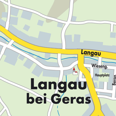 Langau - Stadtpläne und Landkarten