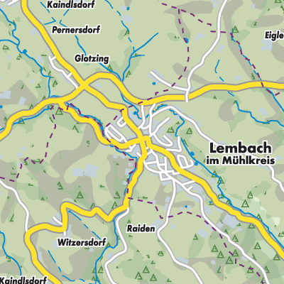 Lembach im Mühlkreis - Stadtpläne und Landkarten