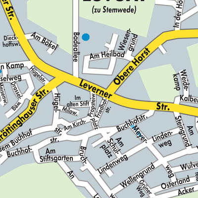 Levern - Stadtpläne und Landkarten