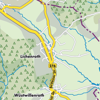 Lichenroth - Stadtpläne und Landkarten
