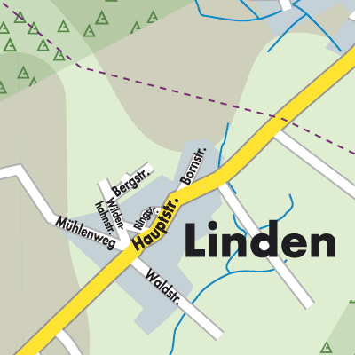 Linden - Stadtpläne und Landkarten