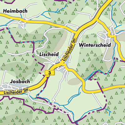 Lischeid - Stadtpläne und Landkarten