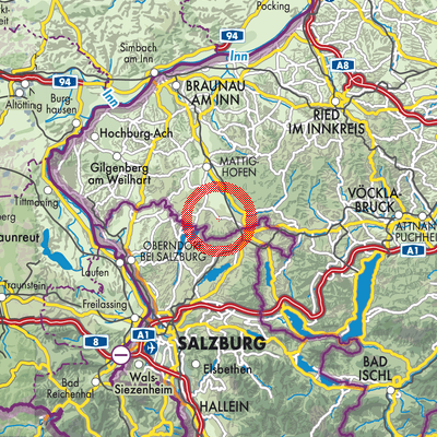 Lochen am See - Stadtpläne und Landkarten