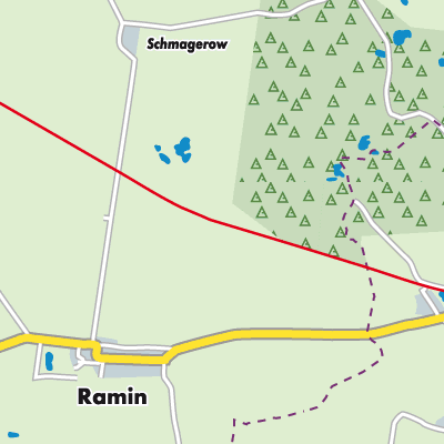 Löcknitz-Penkun - Stadtpläne und Landkarten