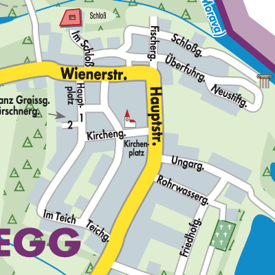 Marchegg - Stadtpläne und Landkarten