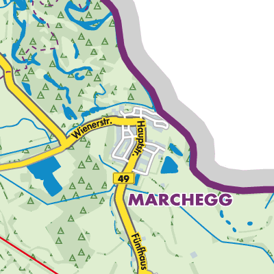 Marchegg - Stadtpläne und Landkarten