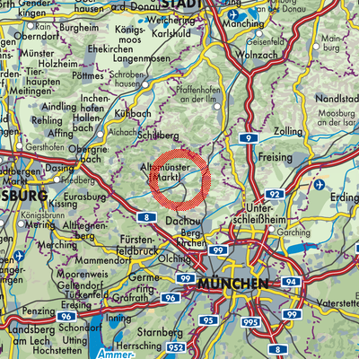 Markt Indersdorf - Stadtpläne und Landkarten