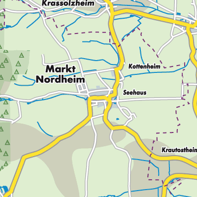Markt Nordheim - Stadtpläne und Landkarten