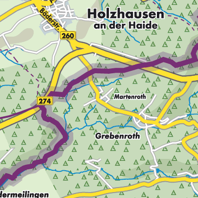 Martenroth - Stadtpläne und Landkarten