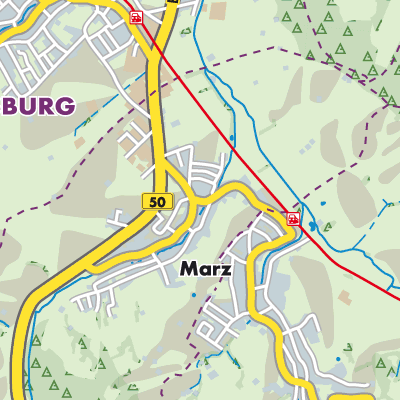 Marz - Stadtpläne und Landkarten