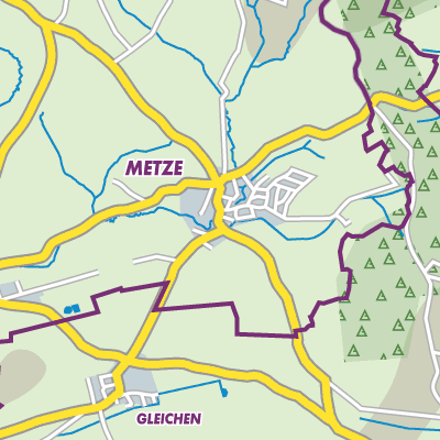 Metze - Stadtpläne und Landkarten