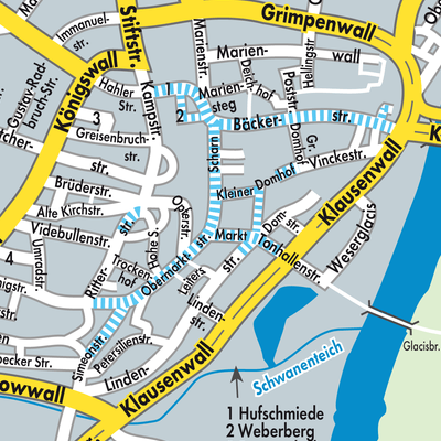 Minden - Stadtpläne und Landkarten