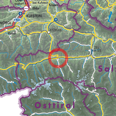 Mittersill - Stadtpläne und Landkarten