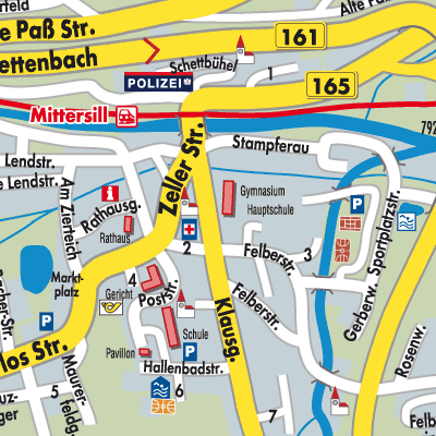 Mittersill - Stadtpläne und Landkarten