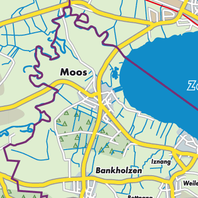 Moos - Stadtpläne und Landkarten