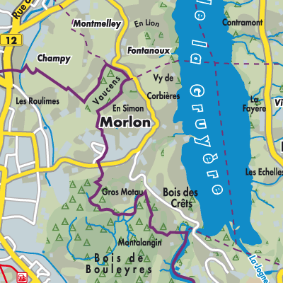 Morlon - Stadtpläne und Landkarten