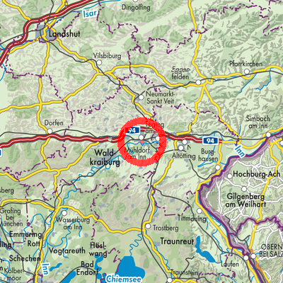 Mühldorf a. Inn - Stadtpläne und Landkarten