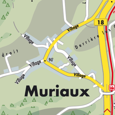 Muriaux - Stadtpläne und Landkarten