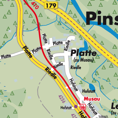 Musau - Stadtpläne und Landkarten