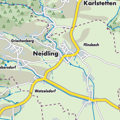 Neidling - Stadtpläne und Landkarten