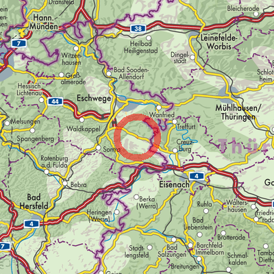 Netra - Stadtpläne und Landkarten