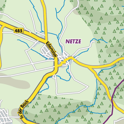 Netze - Stadtpläne und Landkarten
