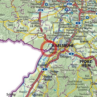 Neuburg am Rhein - Stadtpläne und Landkarten