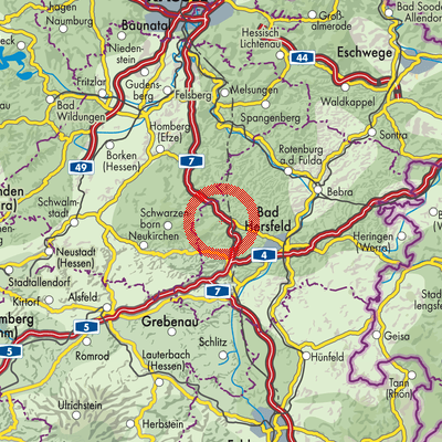 Neuenstein - Stadtpläne und Landkarten
