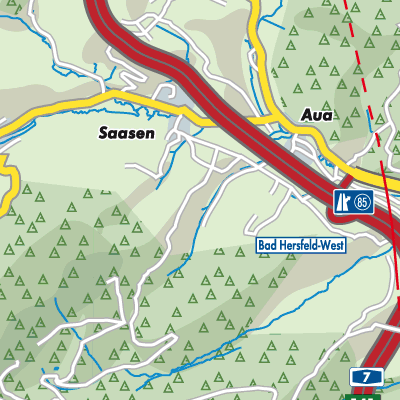Neuenstein - Stadtpläne und Landkarten