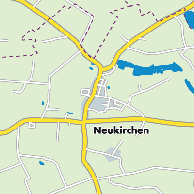 Neukirchen - Stadtpläne und Landkarten