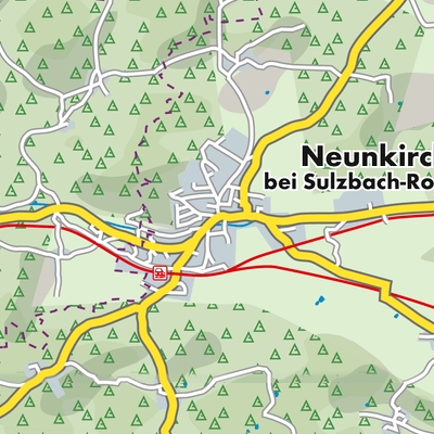 Neukirchen bei Sulzbach-Rosenberg - Stadtpläne und Landkarten