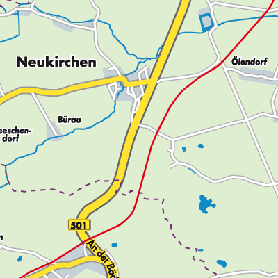 Neukirchen - Stadtpläne und Landkarten