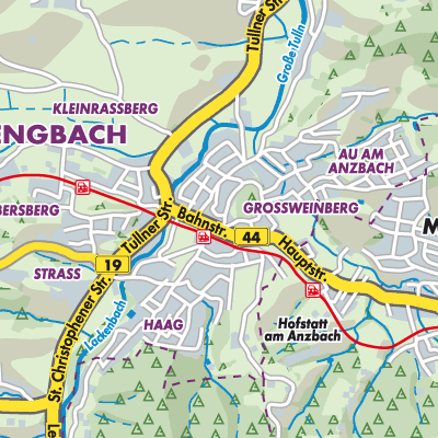 Neulengbach - Stadtpläne und Landkarten
