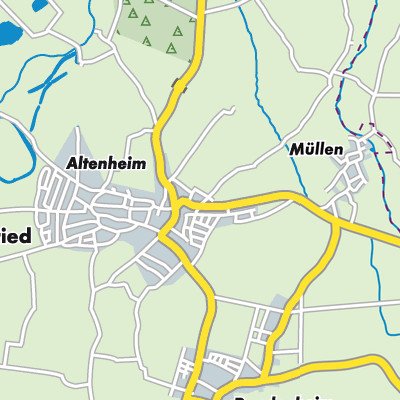 Neuried - Stadtpläne und Landkarten