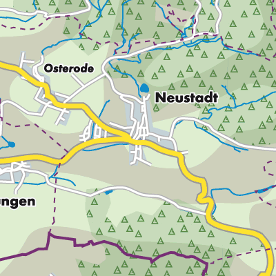 Neustadt/Harz - Stadtpläne und Landkarten