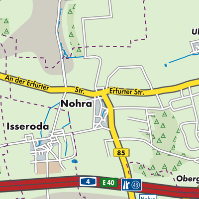 Nohra - Stadtpläne und Landkarten