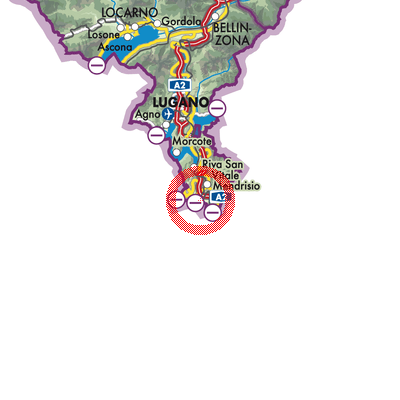 Novazzano - Stadtpläne und Landkarten