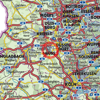 Neuss - Stadtpläne und Landkarten
