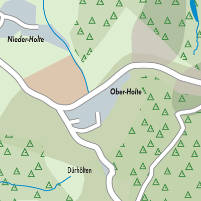 Ober-Holte - Stadtpläne und Landkarten