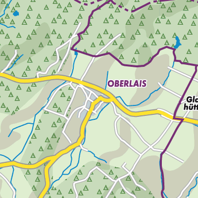 Ober-Lais - Stadtpläne und Landkarten
