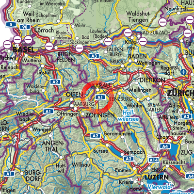 Oberentfelden - Stadtpläne und Landkarten