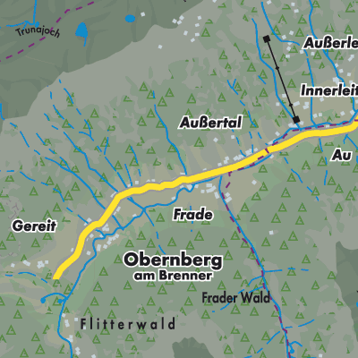 Obernberg am Brenner - Stadtpläne und Landkarten