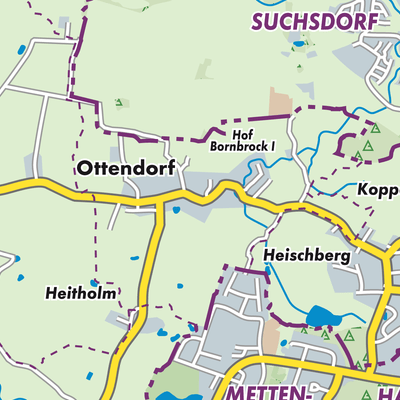 Ottendorf - Stadtpläne und Landkarten