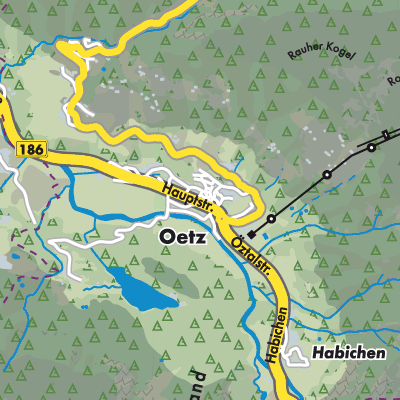 Oetz - Stadtpläne und Landkarten