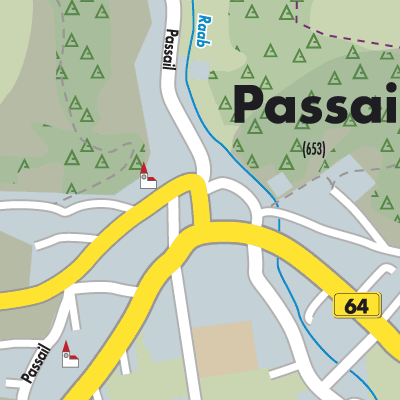 Passail - Stadtpläne und Landkarten