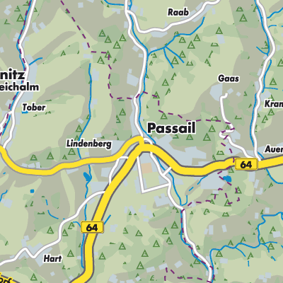 Passail - Stadtpläne und Landkarten