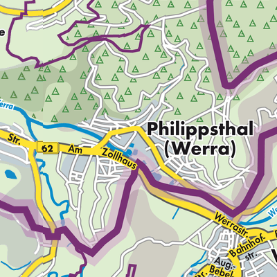 Philippsthal (Werra) - Stadtpläne und Landkarten