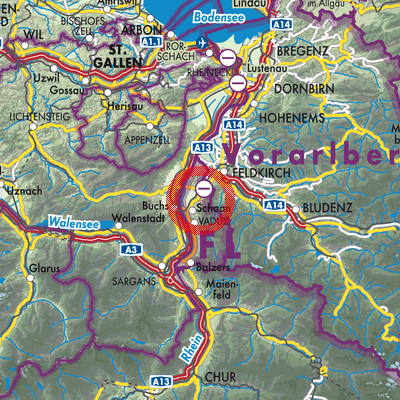 Planken - Stadtpläne und Landkarten